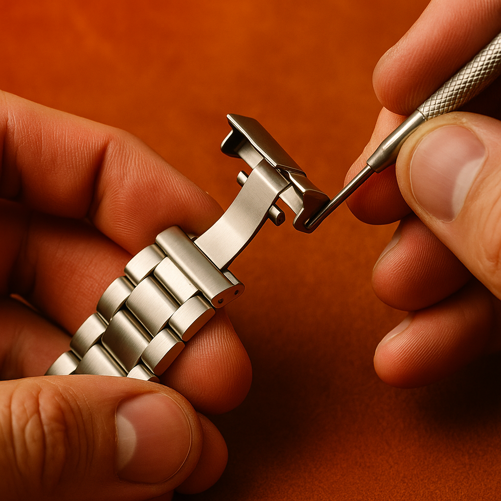 Fold-Over Clasp with Safety Watches | Secure Fit & Durable Closure ...